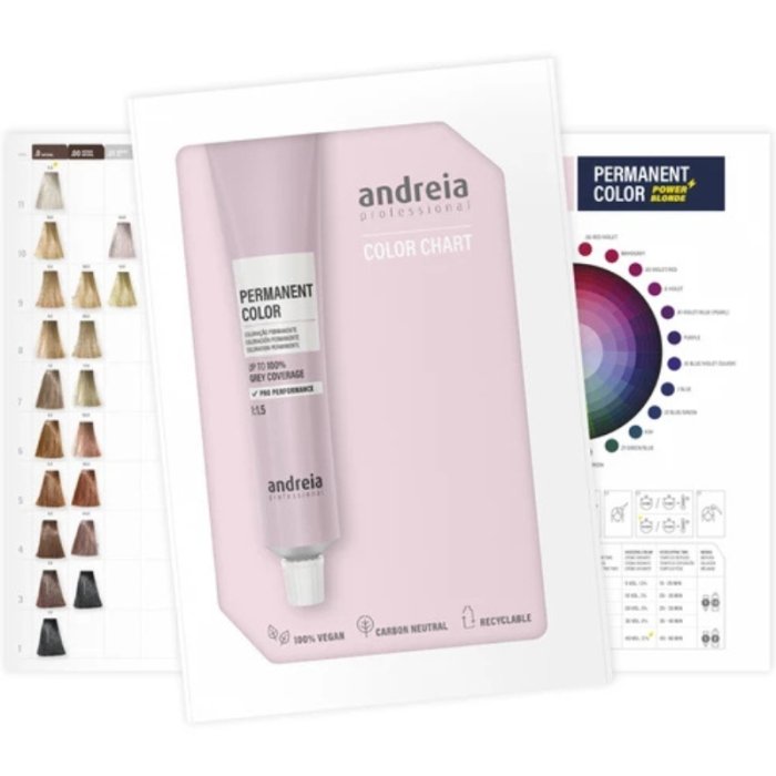 Andreia Permanent Color Shade Chart