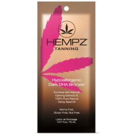 Hempz Hypoallergenic Dark DHA Bronzer Sachet 15ml (2025)